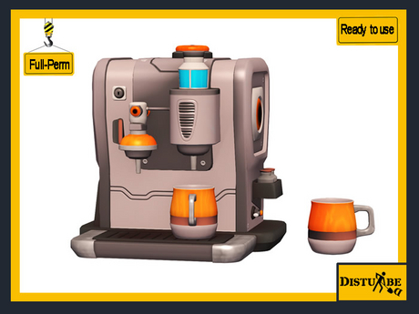 Second Life Marketplace - ::DisturbeD:: Sci-Fi Coffee Maker - FULL PERM ...
