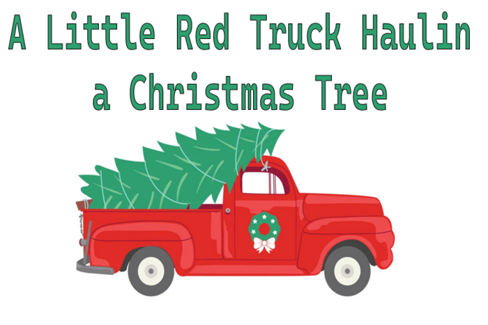 Second Life Marketplace - Lil' Red Truck Haulin' A Christmas Tree ~Lord ...
