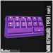 Second Life Marketplace - [KuddelMuddel] Mini Keyboard Typer / Purple