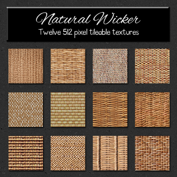 Second Life Marketplace - *Wallflowers* Natural Wicker