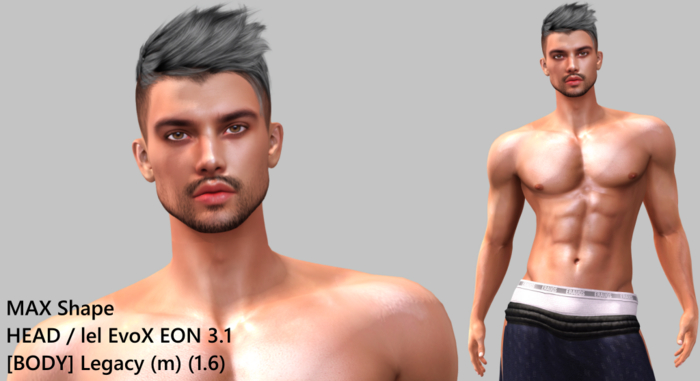 Second Life Marketplace - MAX Shape HEAD lel EvoX EON 3.1