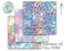 Second Life Marketplace - [AT] 20 Seamless Opal Stained Glass Textures ...