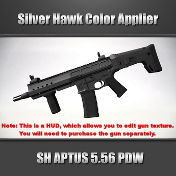 Second Life Marketplace - SH RP Prop Gun - APTUS 5.56 PDW (Female Version)