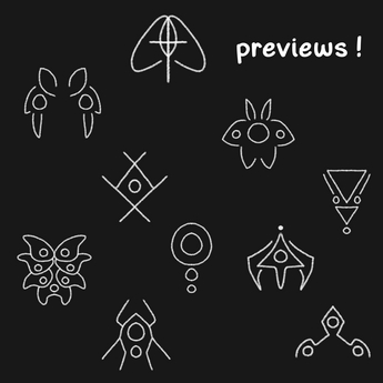 Second Life Marketplace - mothly. glyphs of the moth