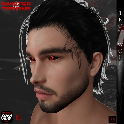 Second Life Marketplace - Sinister Designs: Iron Wolf Tattoo