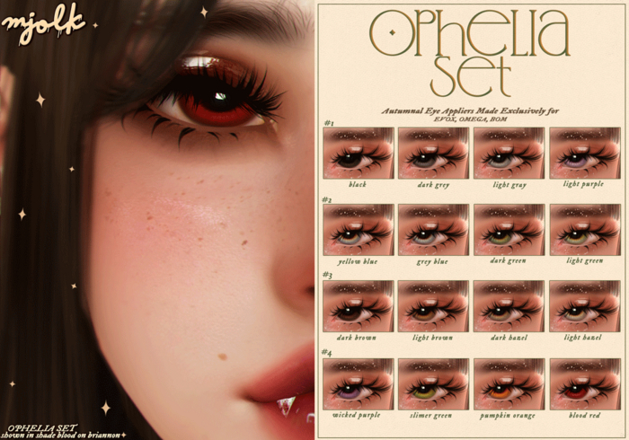 Second Life Marketplace - ::Mjolk:: Ophelia Set - Fatpack