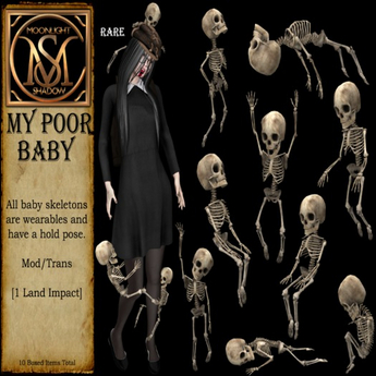 Second Life Marketplace - "Moon_Sha" My poor baby - Sitting on arms