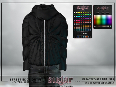 Second Life Marketplace - [sugar] Street Edge Outfit [FAT PACK ...