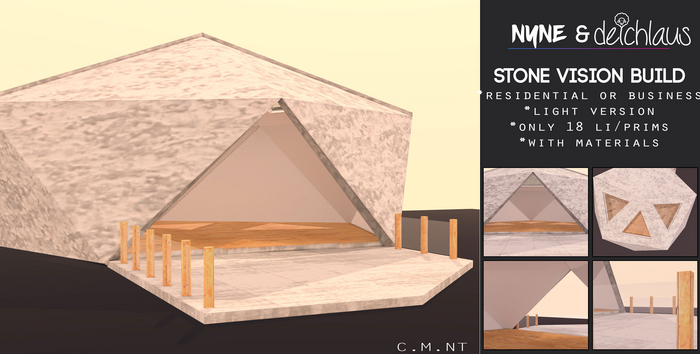 Second Life Marketplace - [NYNE] & DEICHLAUS - Stone Vision Build - LIGHT