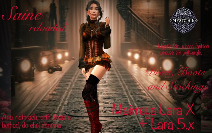 Second Life Marketplace - Mystic Sin Saine reloaded Lara X + 5.x