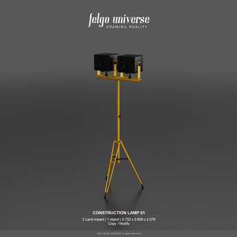 Second Life Marketplace - FELGO Universe // Construction lamp 01