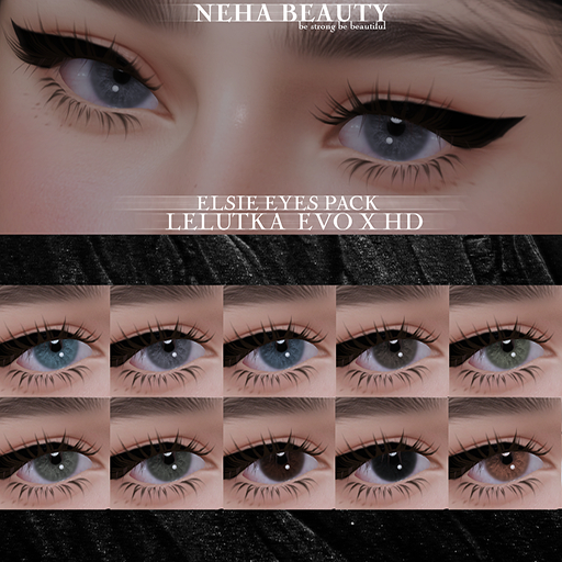 Second Life Marketplace - NEHA BEAUTY - ELSIE EYE PACK LELUTKA EVO X HD