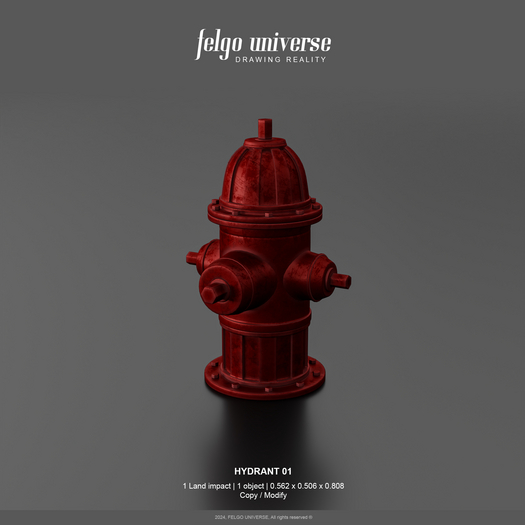 Second Life Marketplace - FELGO Universe // Hydrant 01
