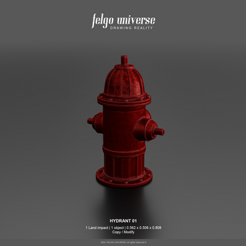 Second Life Marketplace - FELGO Universe // Hydrant 01