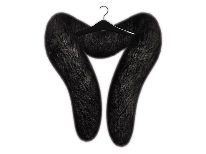 Second Life Marketplace - Garbaggio // Sandra Fur Boa - Black