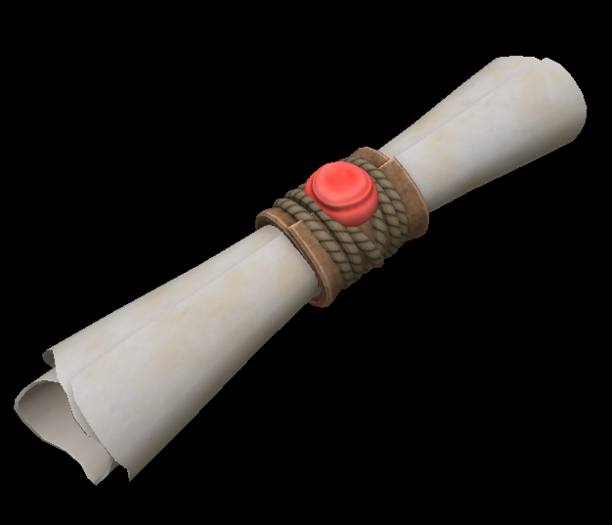 Second Life Marketplace - /AVP/ Medieval Scroll *WEAR ME*