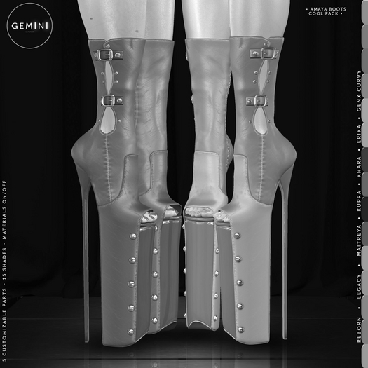 Second Life Marketplace - Gemini -Amaya Boots- DEMO