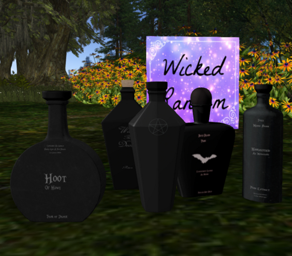 Second Life Marketplace - Wednesday[+] ~ Cursed Lady ~ Poison Bottles ...