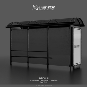 Second Life Marketplace - FELGO Universe // Bus Stop 01