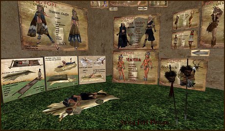 Second Life Marketplace - Fur / Rug women,with 9 animations and 6 textures