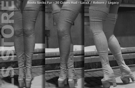 Second Life Marketplace - [LS] BOOTS SOCKS FUR DEMO