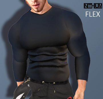 Second Life Marketplace - Brutal Shadow Long Sleeve Black - Kario Flex