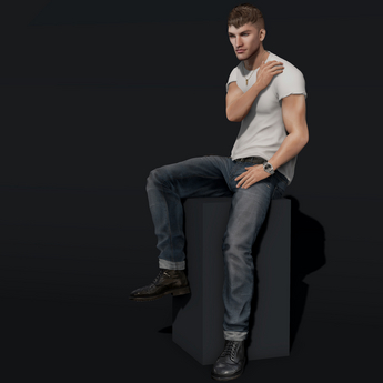 Second Life Marketplace - WRONG - BENTO SIT STATIC MALE POSES - 89