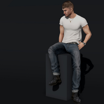 Second Life Marketplace - WRONG - BENTO SIT STATIC MALE POSES - 89