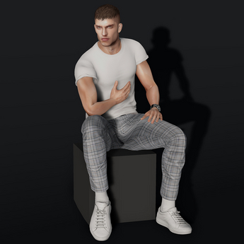 Second Life Marketplace - WRONG - BENTO SIT STATIC MALE POSES - 97