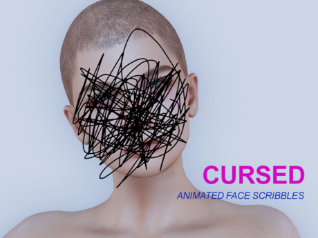 Second Life Marketplace - Cursed // Animated Face Scribble