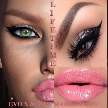 Second Life Marketplace - Lifetime Eyeshadow - Lipstic LEL Evo X BOM ...