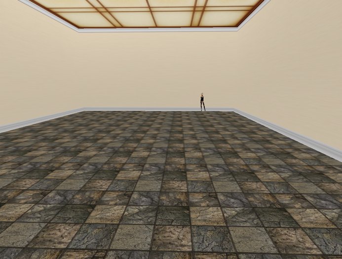 Second Life Marketplace - 30x20 Stone Tile Floor Cream Walls Light ...
