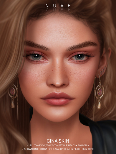 Second Life Marketplace - Nuve. Gina skin Snow - Lelutka Evo X