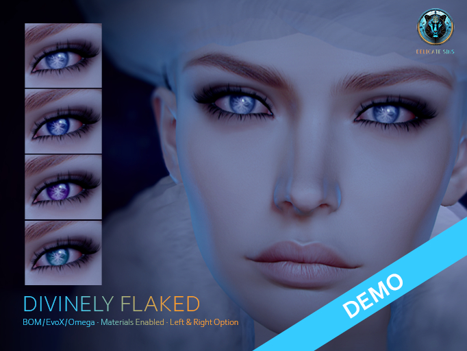 Second Life Marketplace - {DS} - Eyes Divinely Flaked DEMO