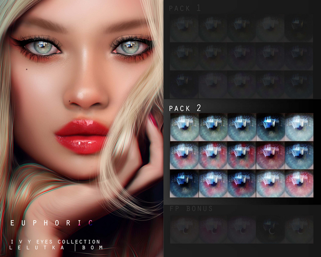 Second Life Marketplace - E U P H O R I C . Ivy Eyes . LeLUTKA P2