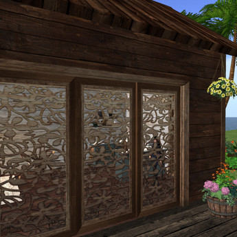 Second Life Marketplace - Chibi Hibiscus Hut J24(19LI, 10x10)