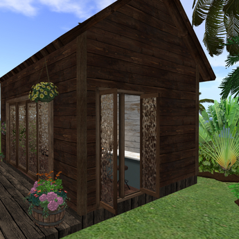 Second Life Marketplace - Chibi Hibiscus Hut J24(19LI, 10x10)