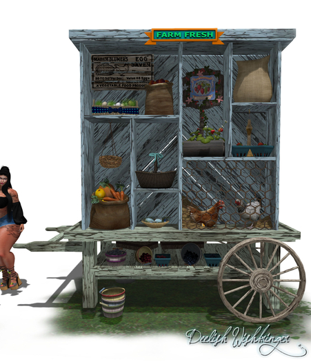 Second Life Marketplace - DEMO~ Farmers Market Cart