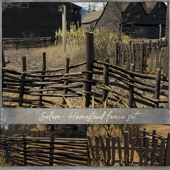 Second Life Marketplace - -DRD- Salem - Homestead Fence A