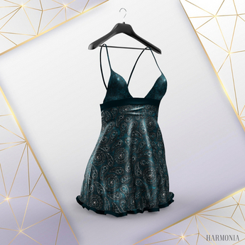 Second Life Marketplace - TMP Emerald Molten Tulip Dress