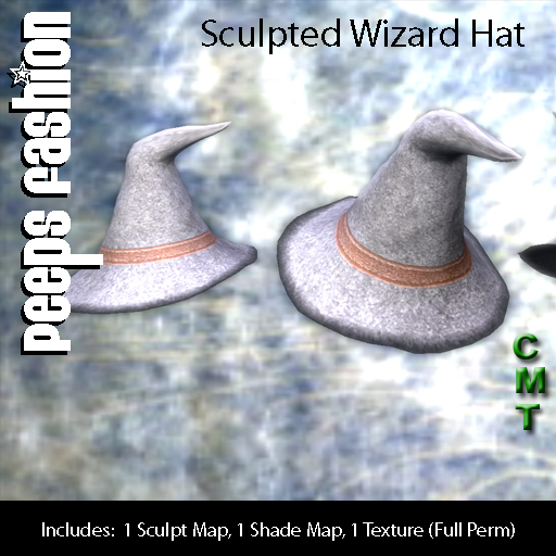 Second Life Marketplace - Peeps Sculpties Wizard Hat