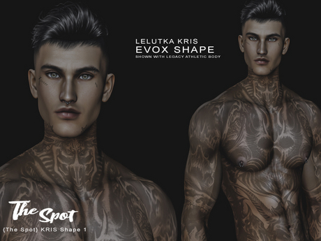 Second Life Marketplace - {The Spot} Male Shape - lel EvoX KRIS 1