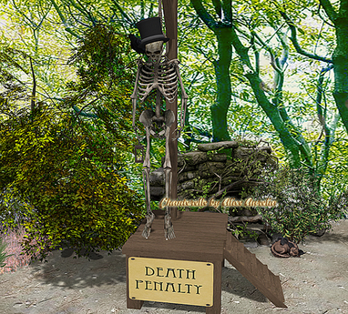 Second Life Marketplace - .:M. Law:. Creepy Gacha skeleton hanging