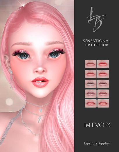 Second Life Marketplace - LB - Sensational Lipsticks Colour Applier [EvoX]