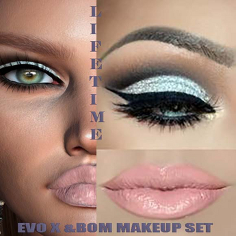 Second Life Marketplace - Lifetime Eyeshadow - Lipstic LEL Evo X BOM ...