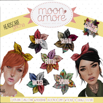 Second Life Marketplace - :Moon amore: HeadScarf Frutal