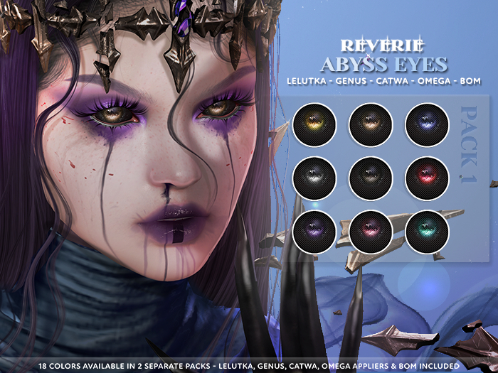 Second Life Marketplace - [REVERIE] Abyss Eyes #1