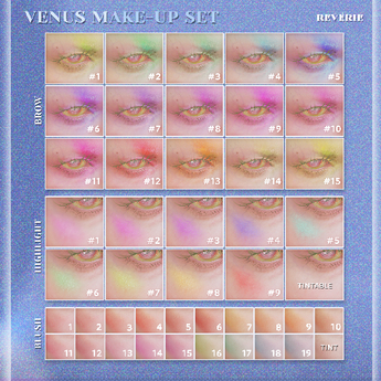 Second Life Marketplace - [REVERIE] Venus Make-up Set [BOM\EvoX]