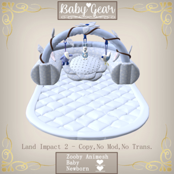 Second Life Marketplace - Animesh Zooby - Newborn & Baby Gym - Winter ...