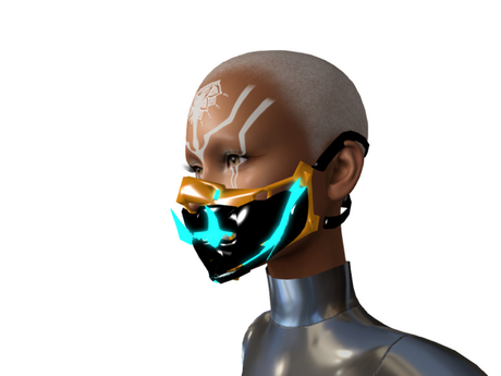 Second Life Marketplace - Cyber Samurai claw mask